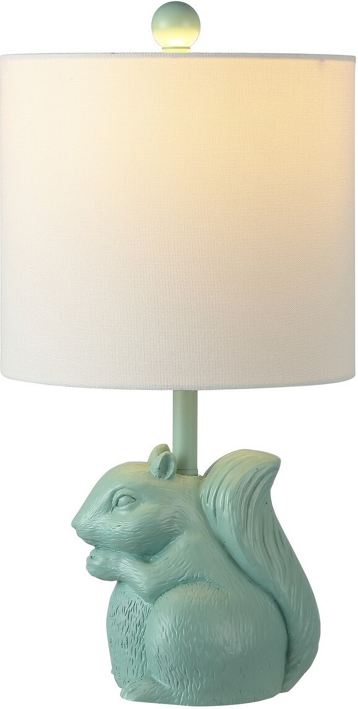 Sunny Squirrel Lamp in Seafoam by Safavieh | 1StopBedrooms