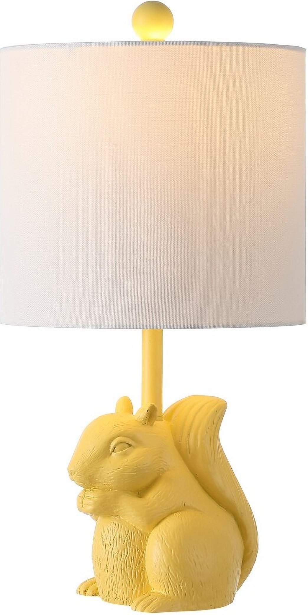Sunny Squirrel Lamp in Yellow by Safavieh | 1StopBedrooms