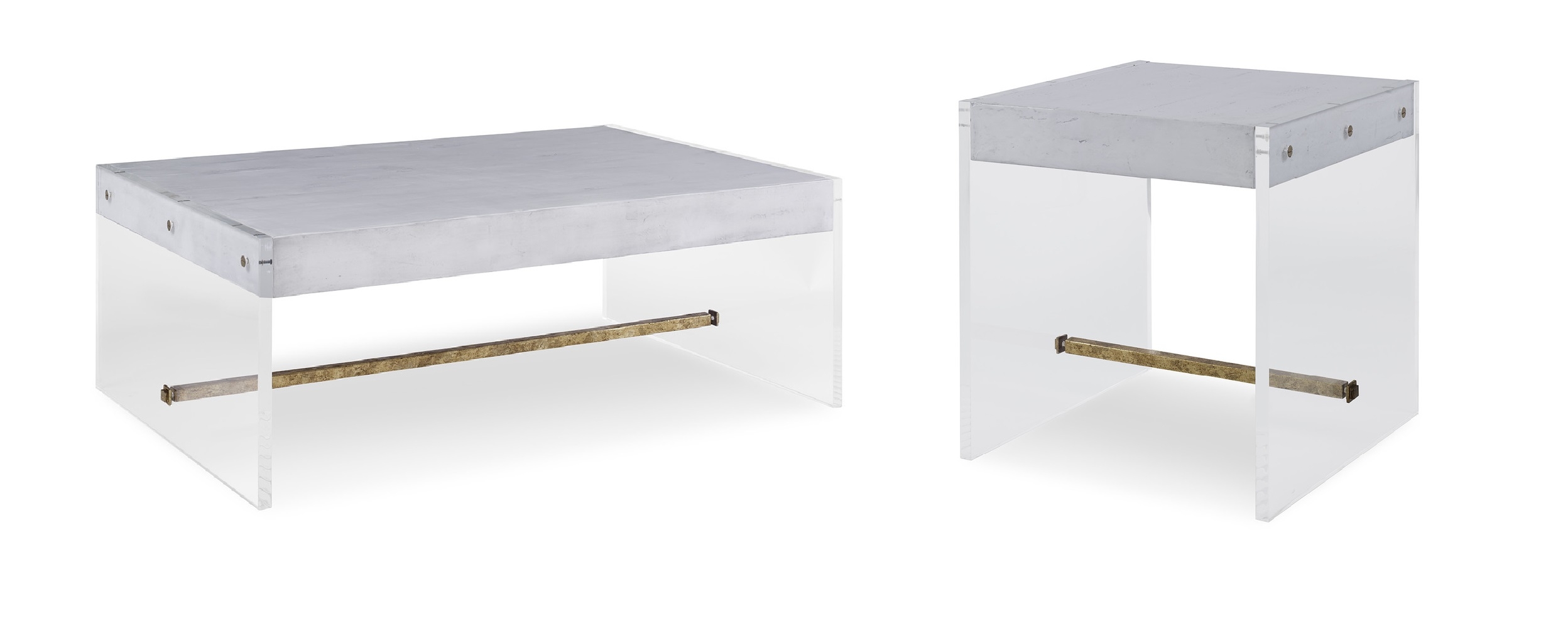 Suspend Occasional Table Set In Rustic White by Maitland-Smith ...