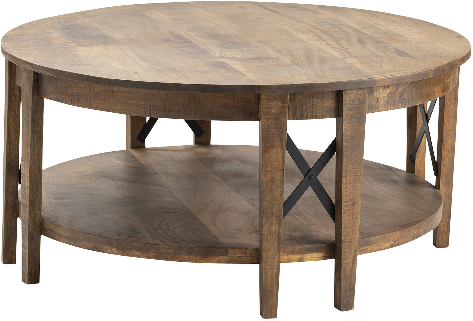 Sutton Creek Cocktail Table In Brown and Black by Crestview Collection ...