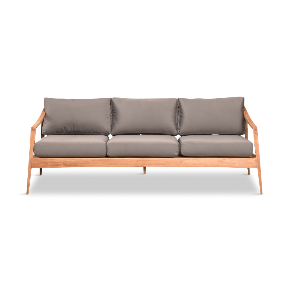 Tango Sofa In Canvas Charcoal and Teak by Harmonia Living | 1StopBedrooms