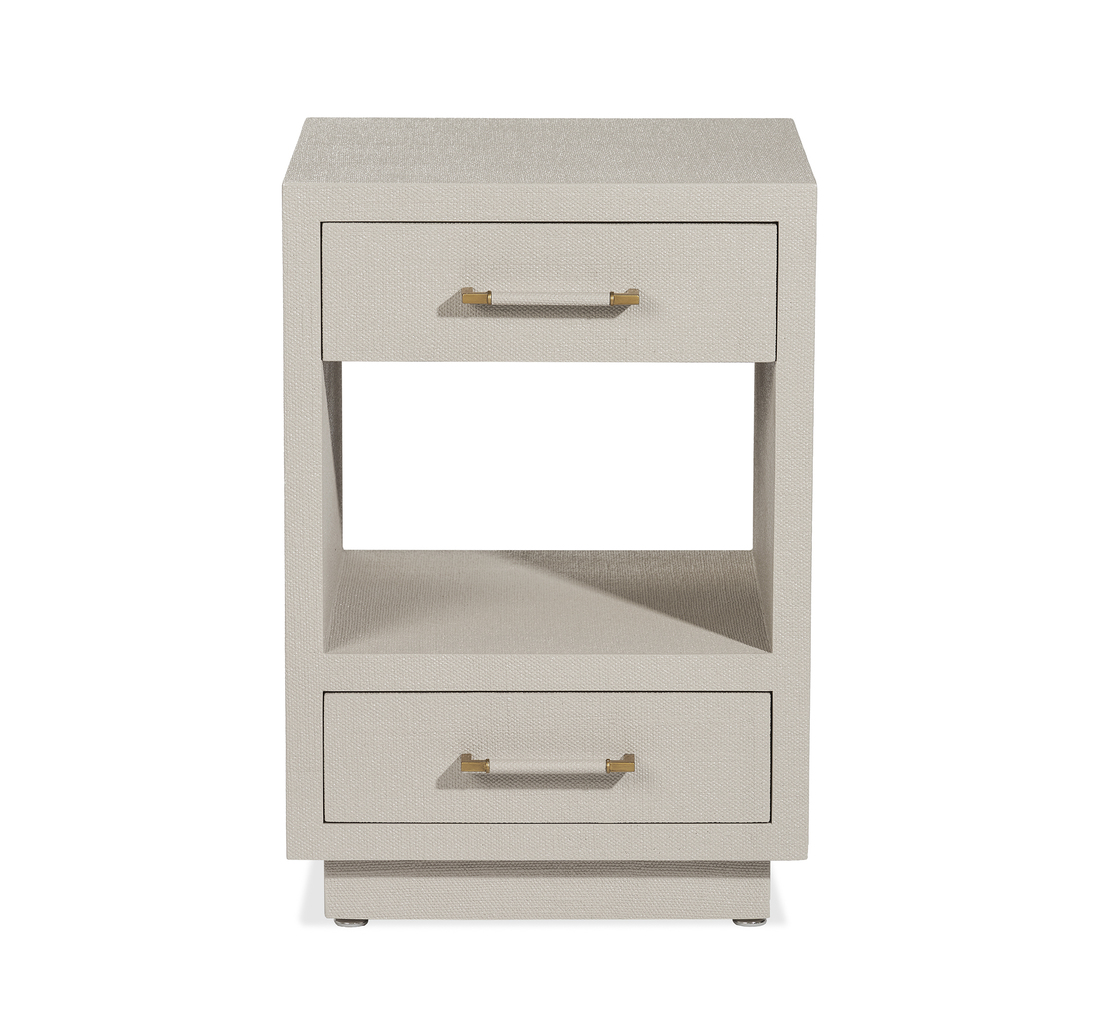 Taylor Small Bedside Chest In Sand by Interlude Home | 1StopBedrooms