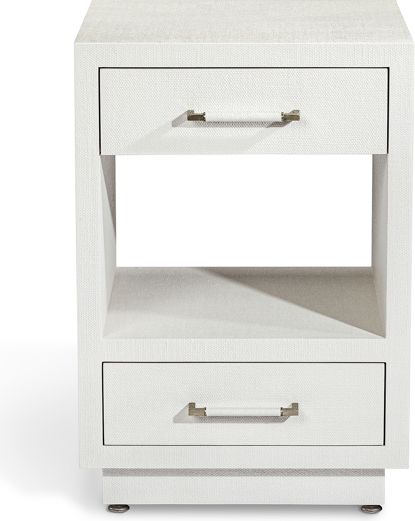 Taylor Small Bedside Chest In White by Interlude Home | 1StopBedrooms