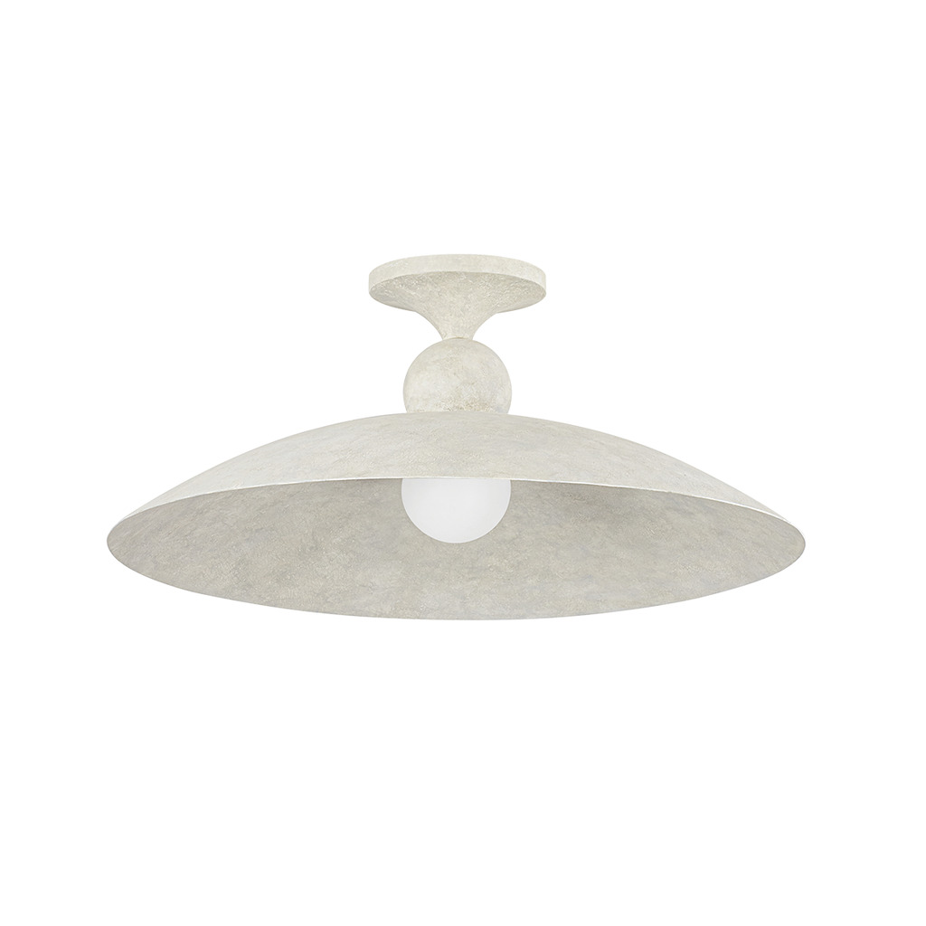 Teelin Flush Mount In Limewash Plaster by Hudson Valley Lighting ...