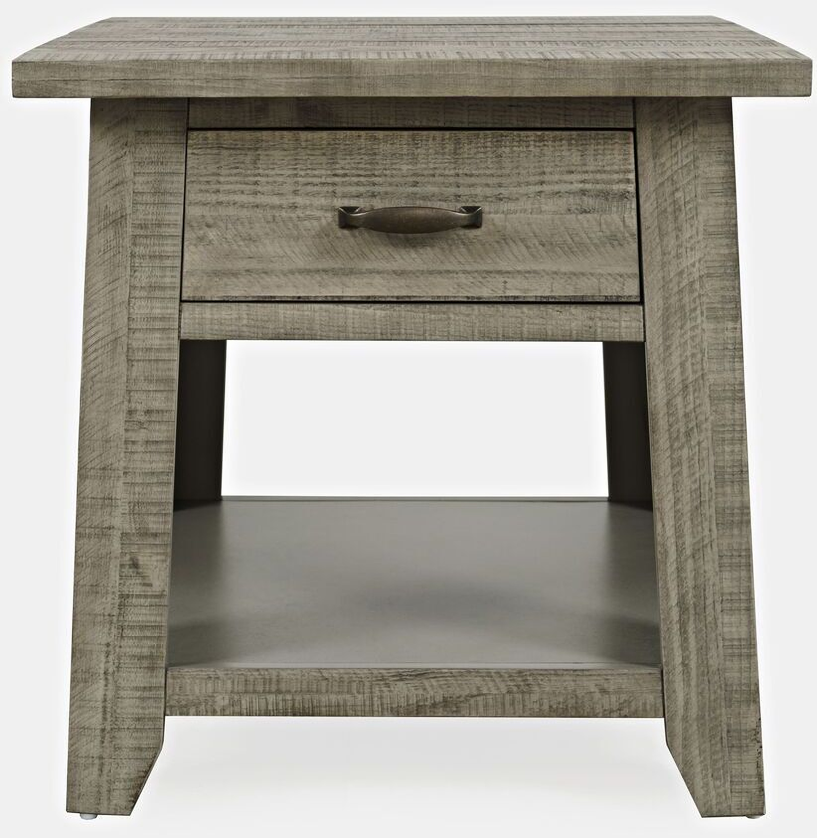 Telluride End Table with Storage In Driftwood by Jofran | 1StopBedrooms