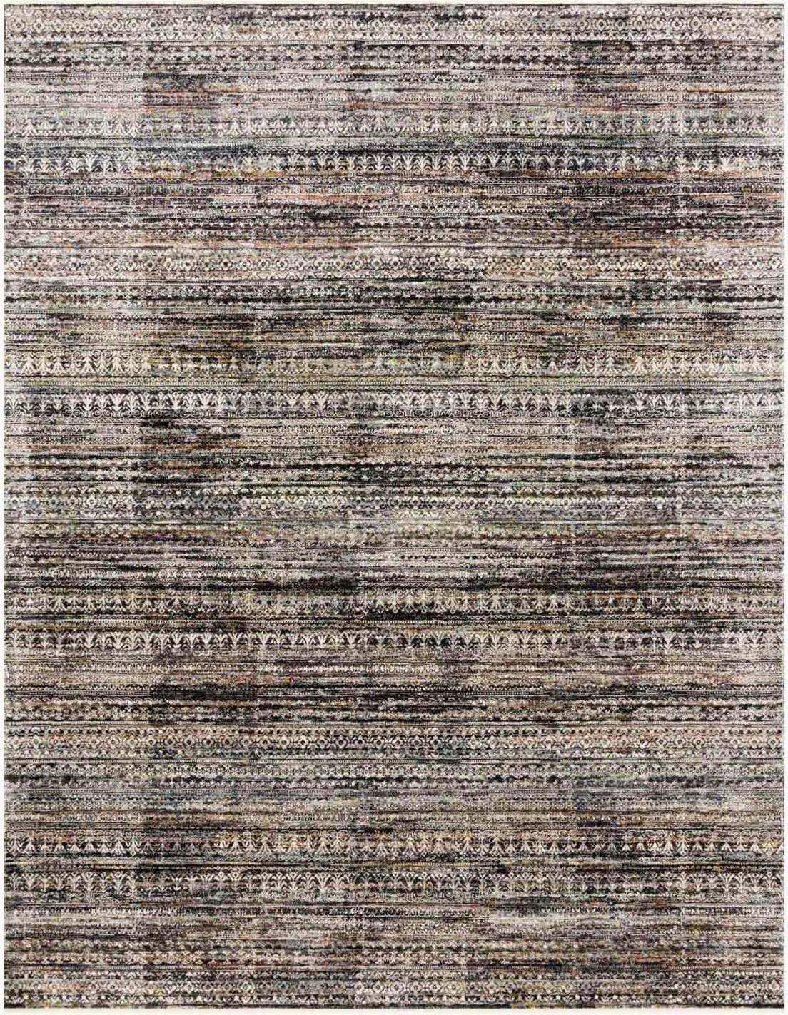 Theia Grey/Multi 2'10" x 12'6" Rug by Loloi Rugs | 1StopBedrooms