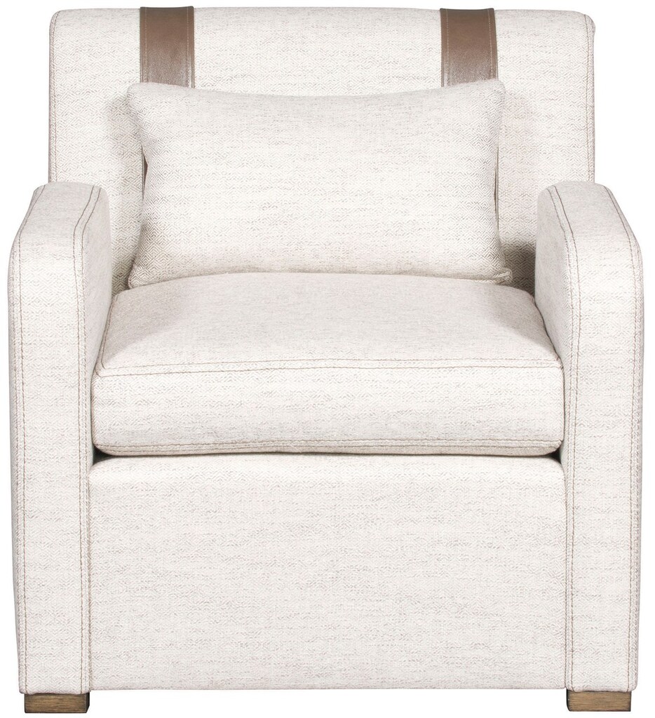 Thom Filicia Home Colvin Chair In Ivory and Brown by Vanguard Furniture ...