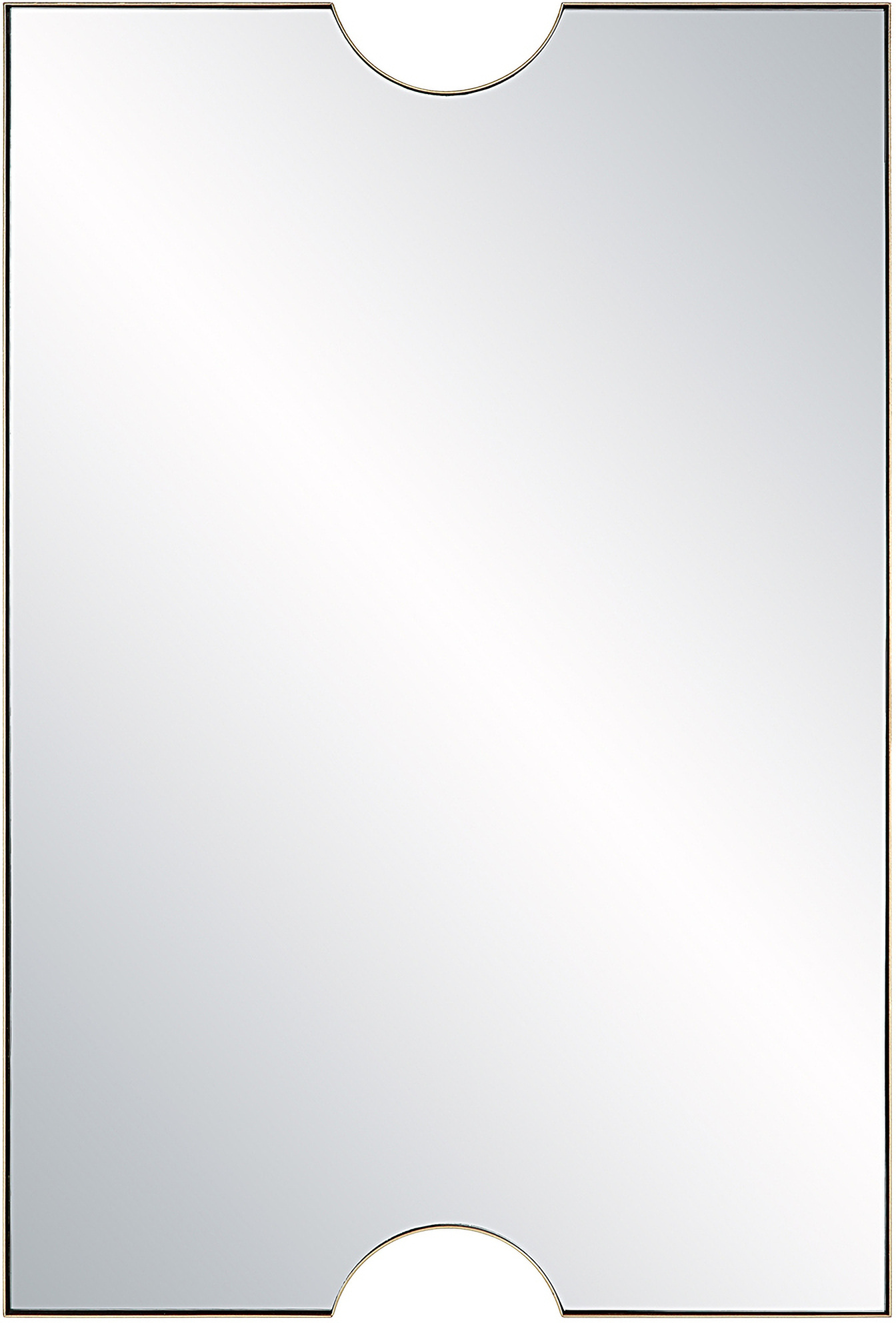 Ticket Vanity Mirror In Gold by Uttermost | 1StopBedrooms