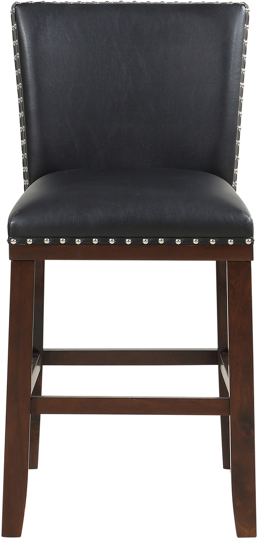 Tiffany KD Counter Chair Set of 2 In Black by Steve Silver | 1StopBedrooms