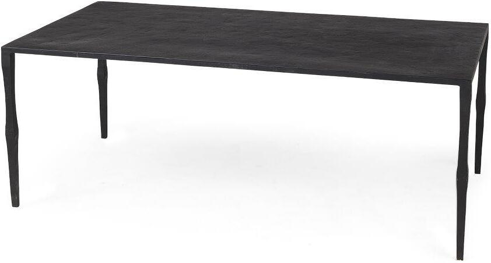 Timothy Ebony Black Iron Coffee Table by Mercana | 1StopBedrooms