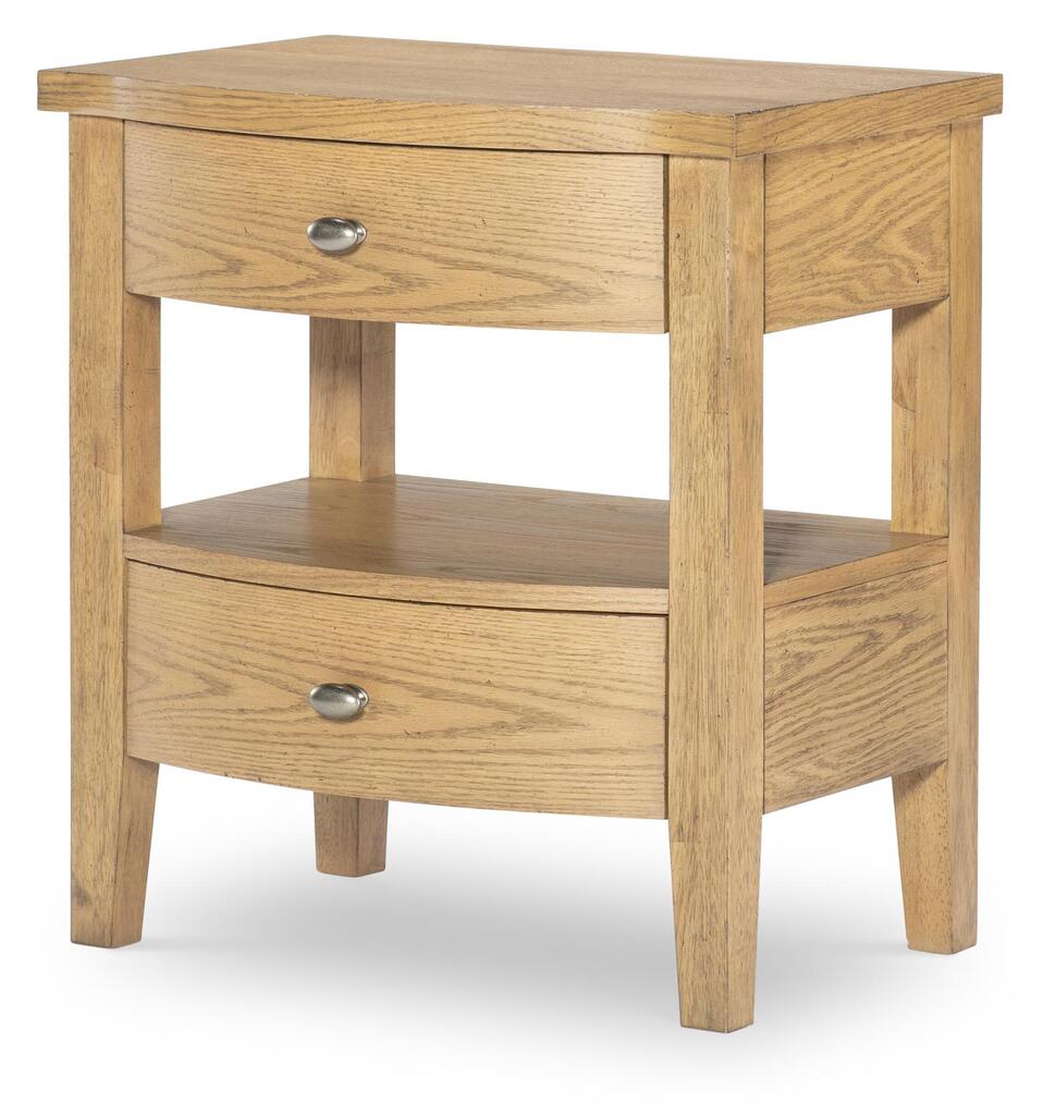 Today's Traditions 2 Drawer Open Night Stand In Natural Hickory by ...