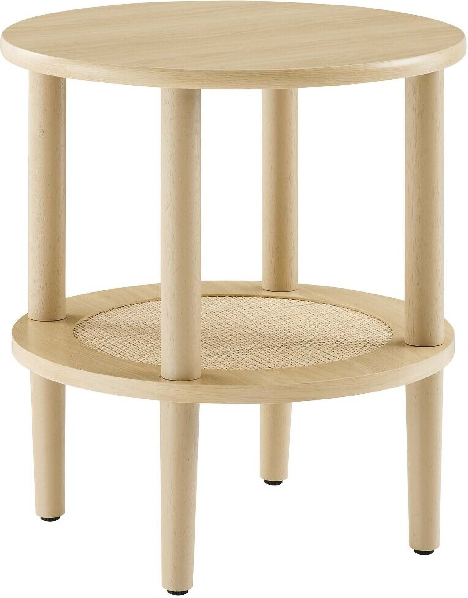 Torus Round Side Table In Oak by Modway | 1StopBedrooms