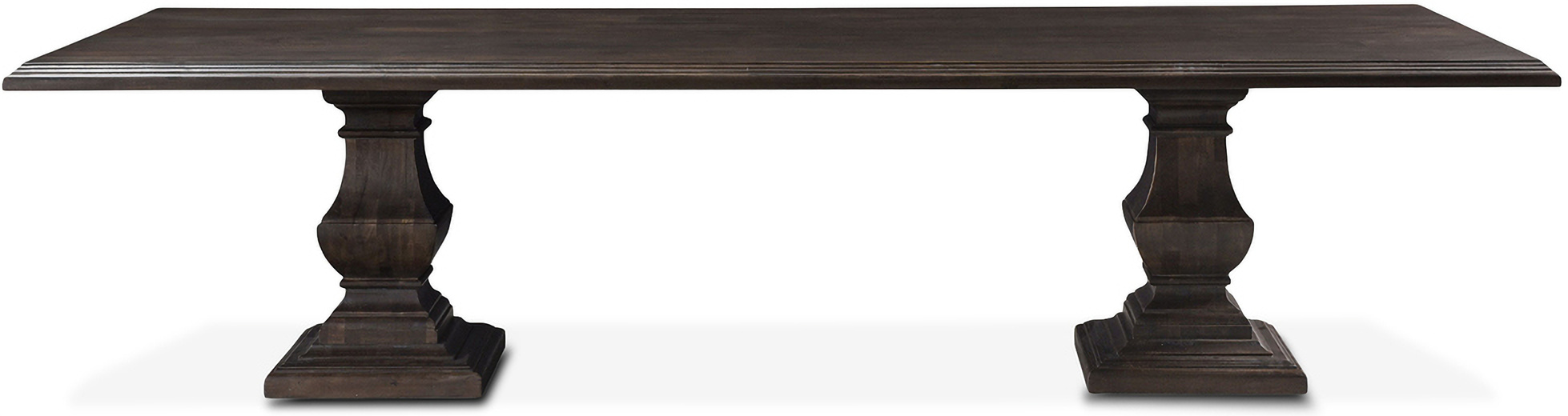 Toulon 120 Inch Dining Table In Vintage Brown by Home Trends and Design ...