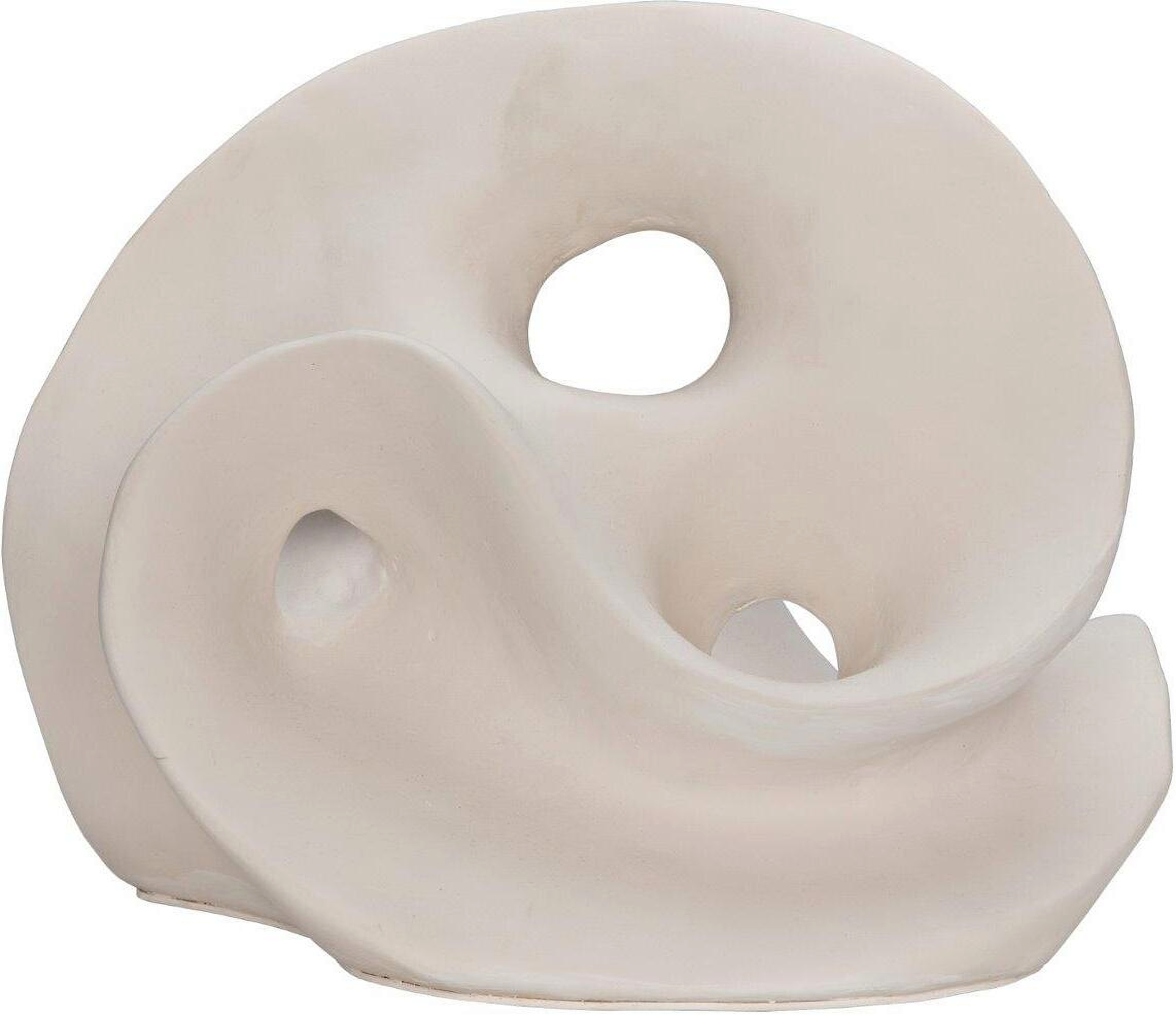 Traugott Sculpture In White by Noir | 1StopBedrooms