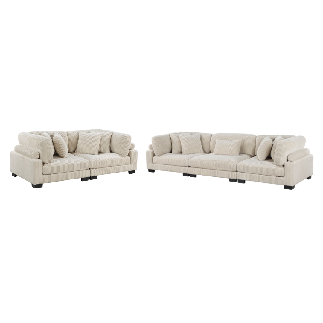Traverse Living Room Set In Beige by Homelegance | 1StopBedrooms