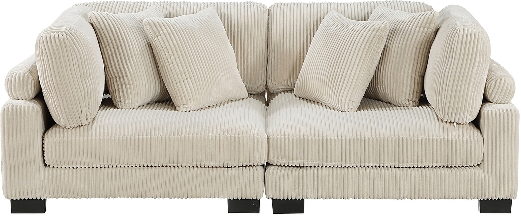 Traverse Loveseat In Beige by Homelegance | 1StopBedrooms