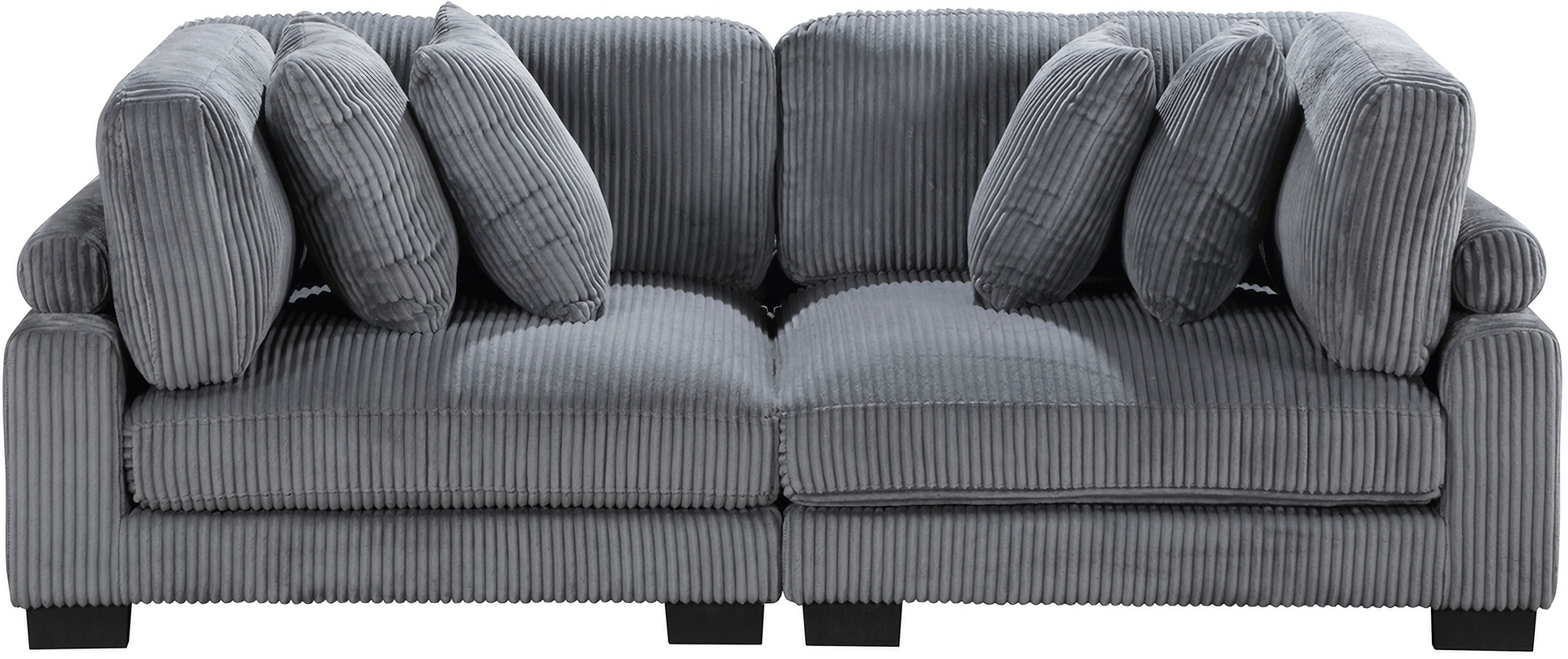 Traverse Loveseat In Gray by Homelegance | 1StopBedrooms
