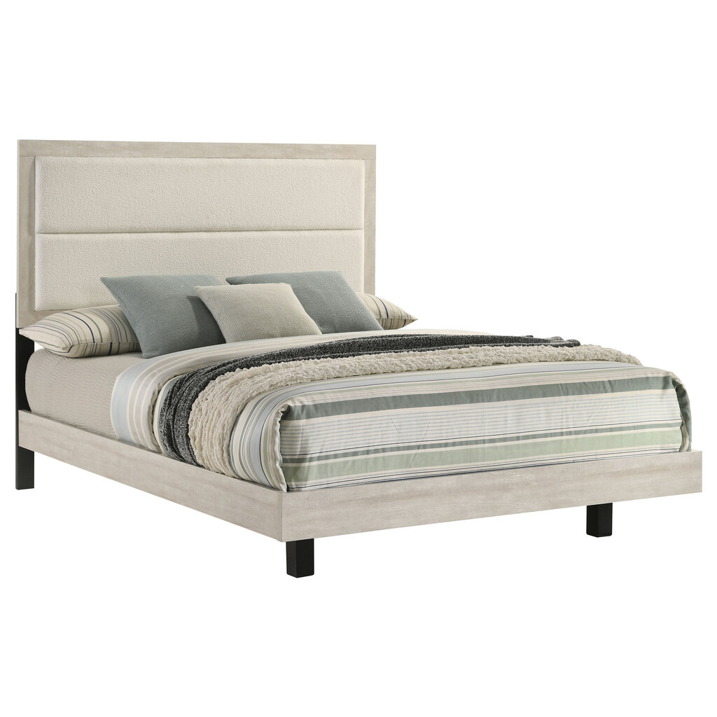 Trenton 54 Inch Wood Full Panel Bed In Rustic Cream by Coaster ...