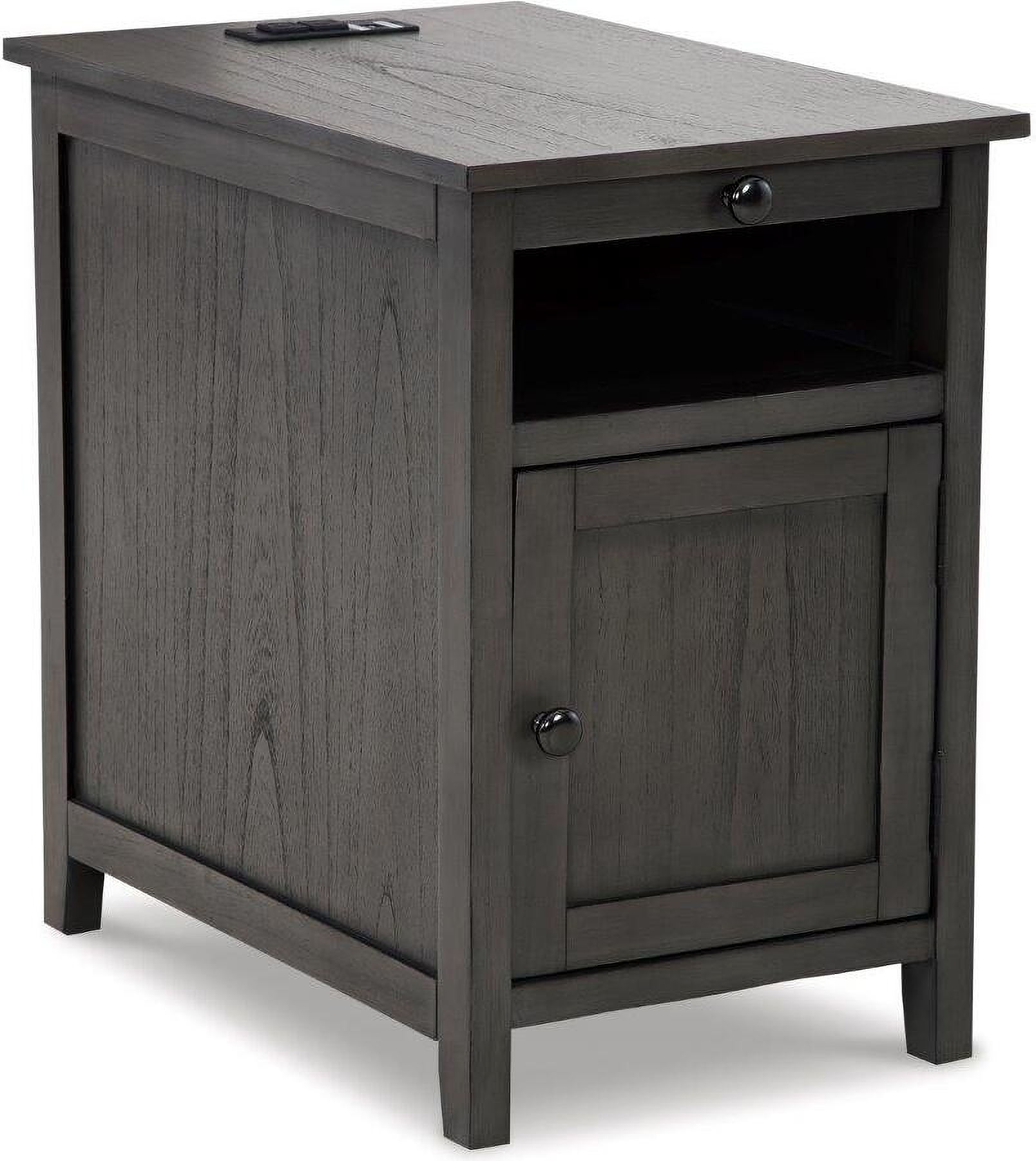 Treytown Gray Chairside Table by Ashley Furniture | 1StopBedrooms