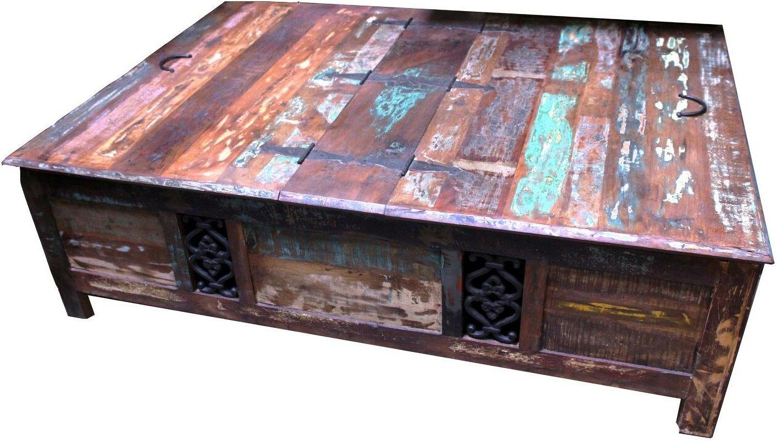 Trinidad Box Cocktail Table Brown And Multi 87003004 by Moti ...