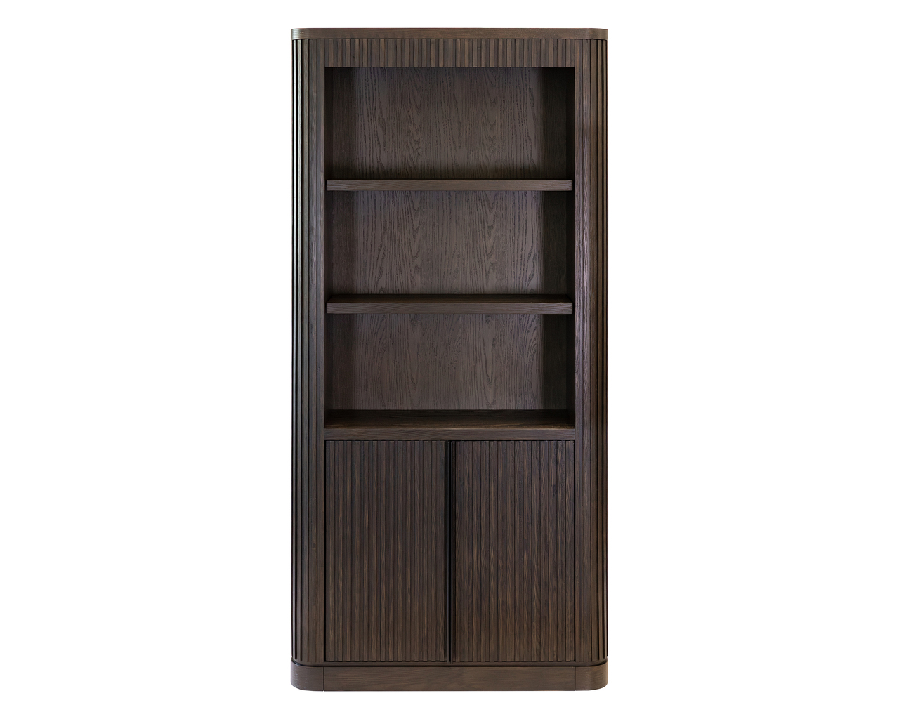 Tulane Executive Bookcase with Doors In Brown by Martin Furniture ...