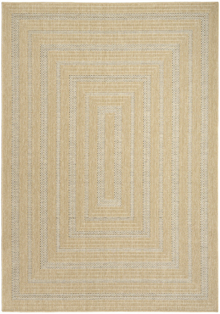 Tulum 6' x 9' Outdoor Rug In Taupe and Grey by Nourison | 1StopBedrooms
