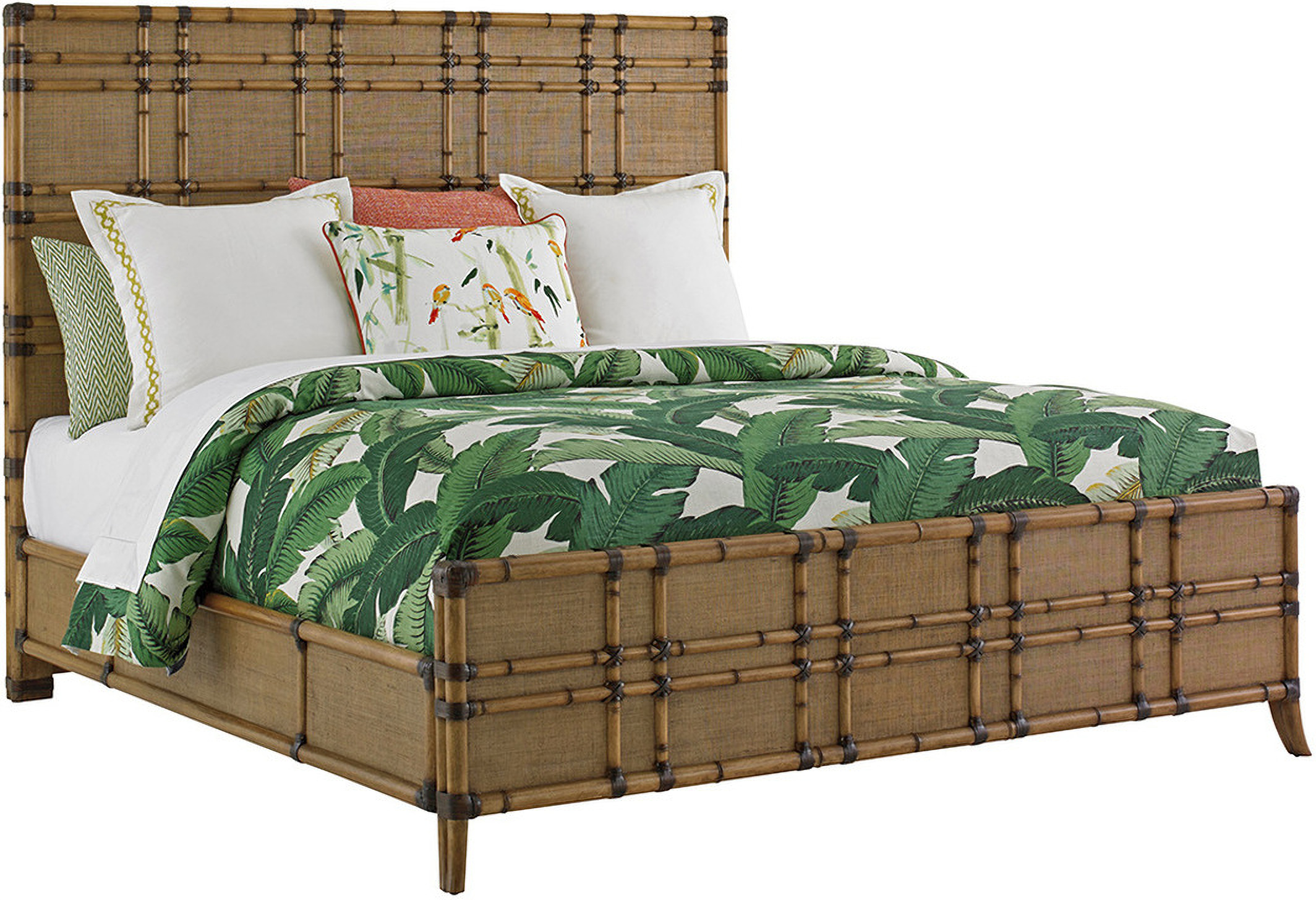 Twin Palms Coco Bay King Panel Bed In Sand by Tommy Bahama | 1StopBedrooms