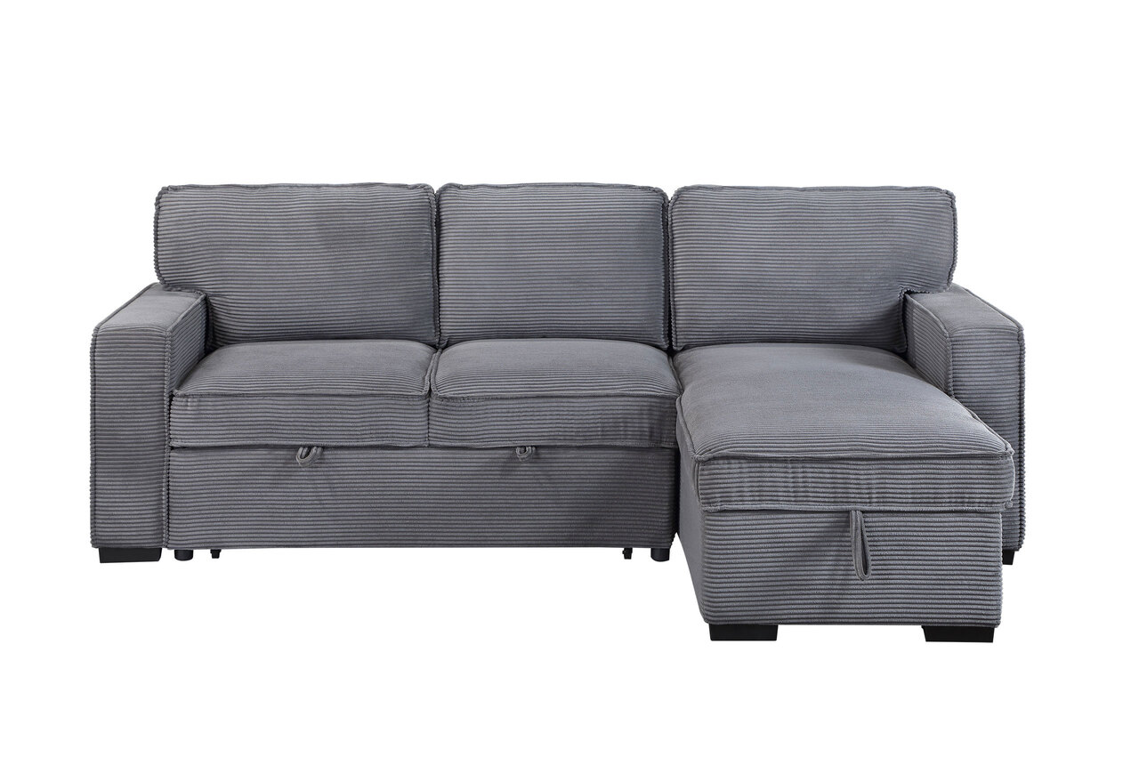 U0203 Reversible Sofa Bed In Light Grey by Global Furniture USA ...