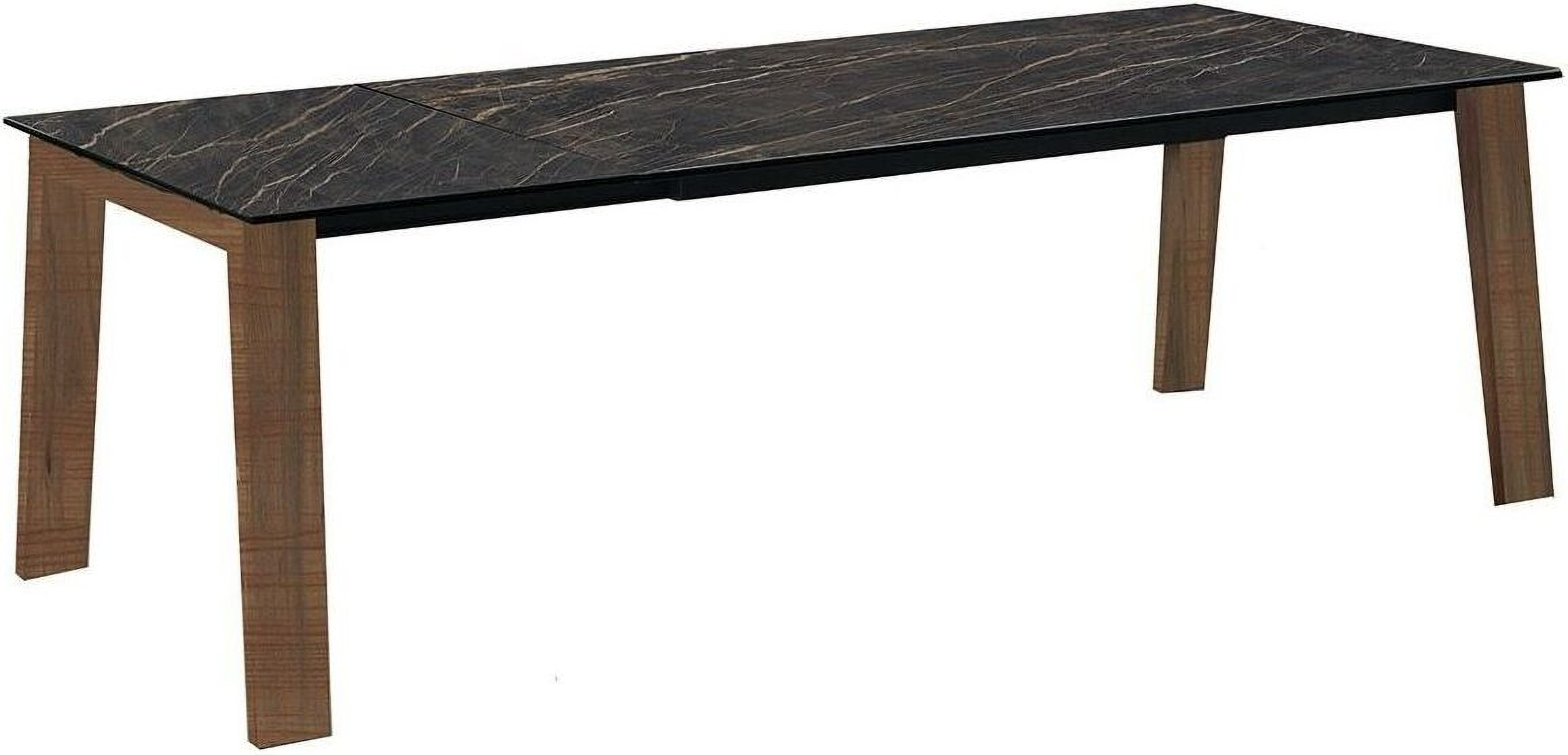 Walnut Extendable Dining Table by Bellini Modern Living | 1StopBedrooms