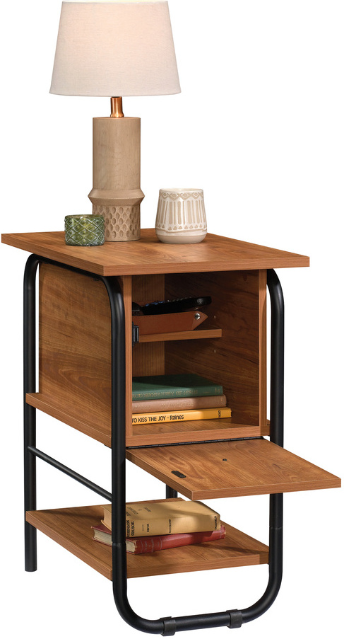 Union Plain Side Table In Prairie Cherry by Sauder | 1StopBedrooms