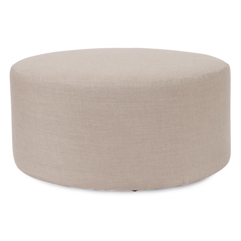 Universal 36 Inch Round Linen Slub In Natural by Howard Elliott ...