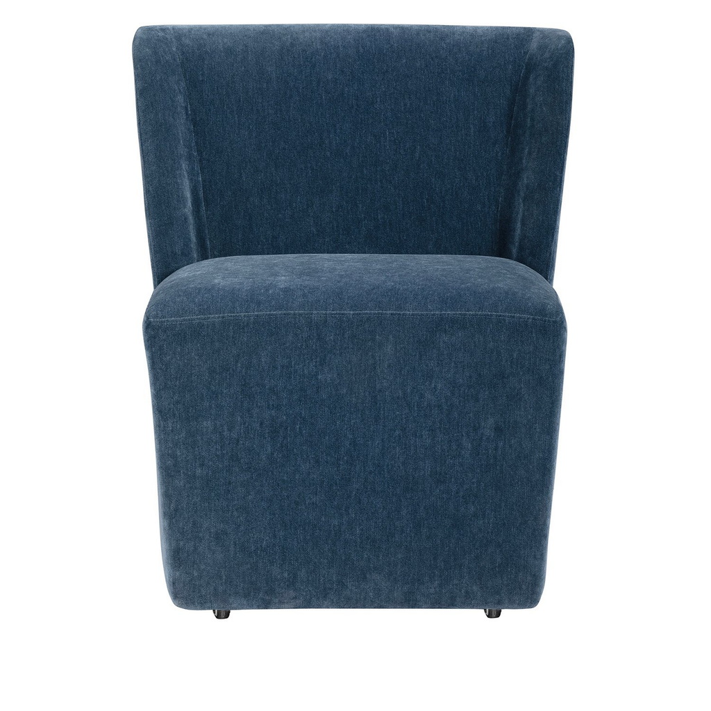 Upholstered Dining Chair Set of 2 In Blue by Crestview Collection ...