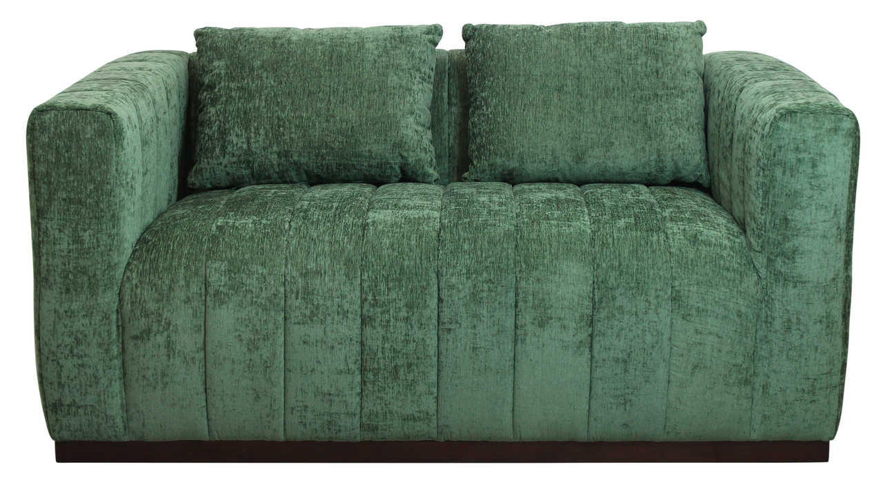 Upton Loveseat In Green by Moti | 1StopBedrooms