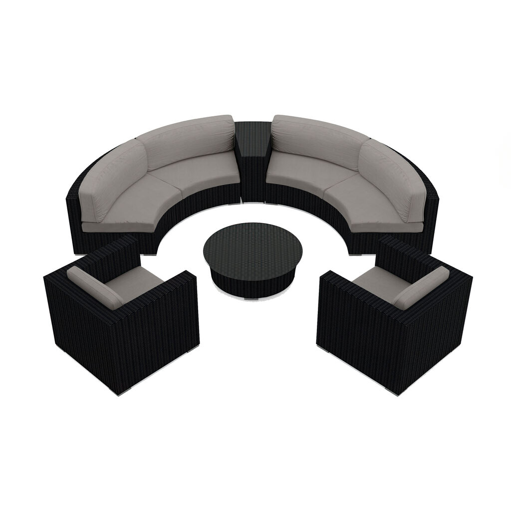 Urbana 18 Piece Eclipse Set In Cast Silver and Coffee Bean by Harmonia Living | 1StopBedrooms