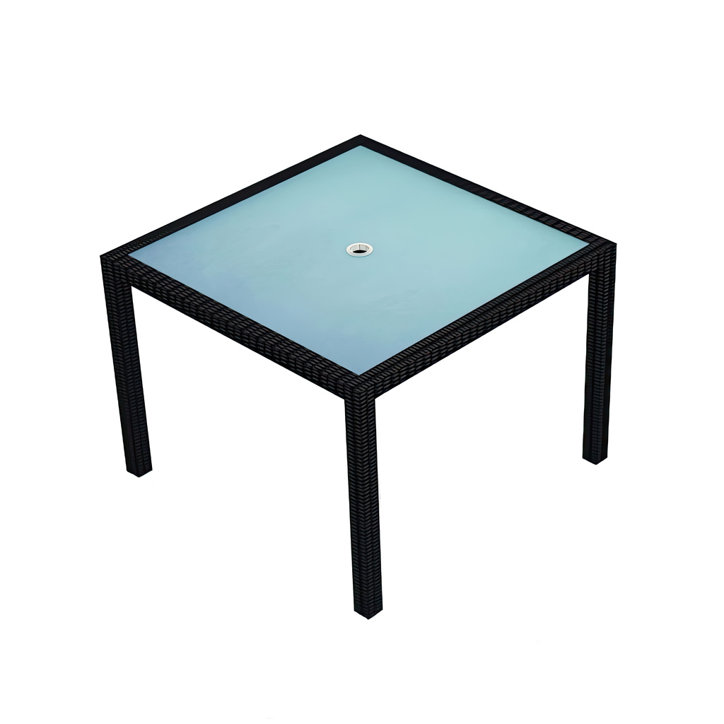 Urbana 39 Inch Square Dining Table In Coffee Bean by Harmonia Living ...