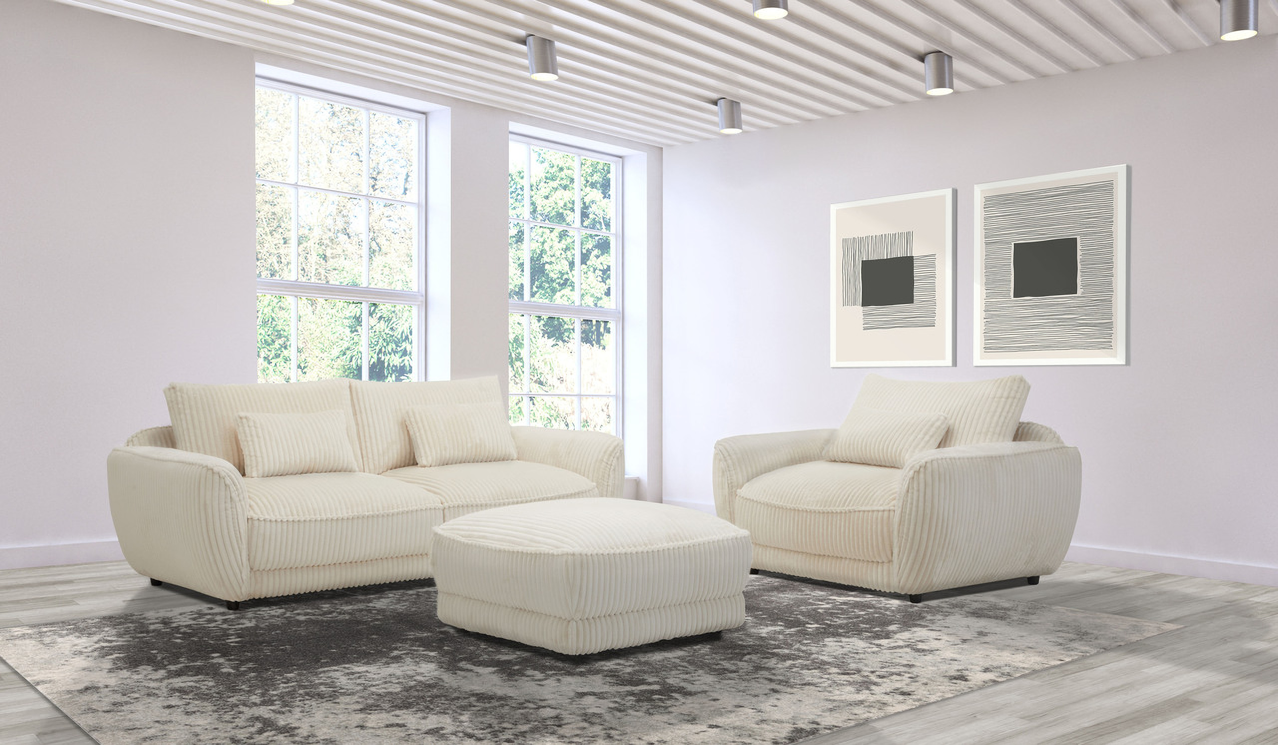Utopia Mega Ivory Living Room Set by Parker House | 1StopBedrooms