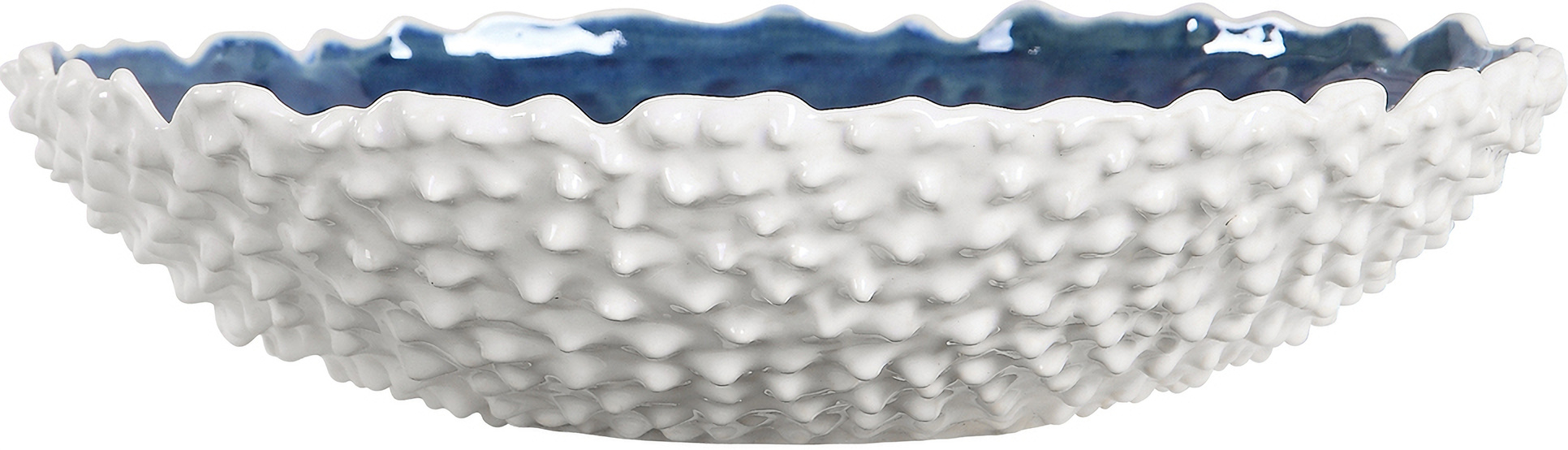 Uttermost Ciji White Bowl | 1StopBedrooms