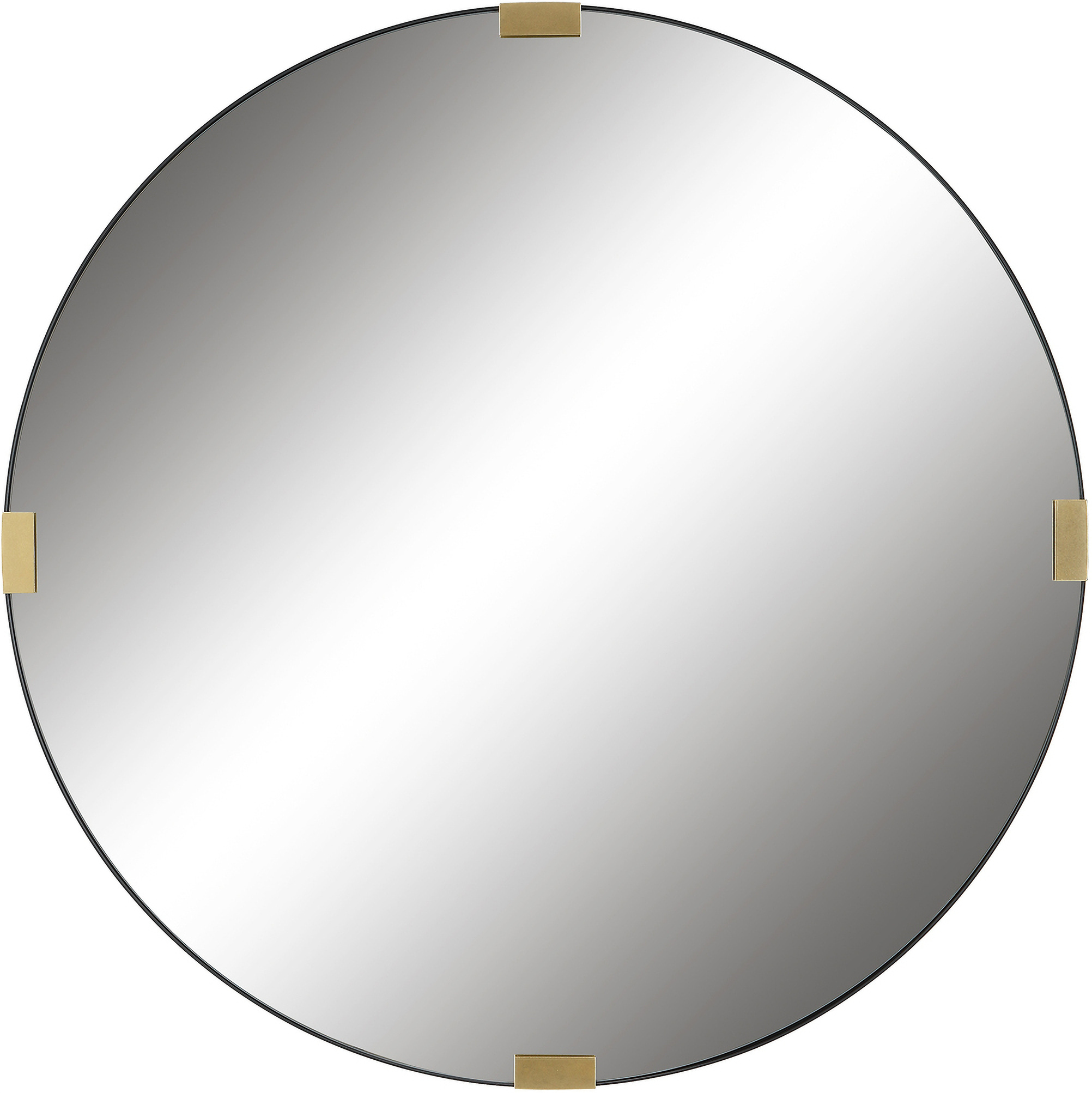 Uttermost Clip Modern Round Mirror | 1StopBedrooms