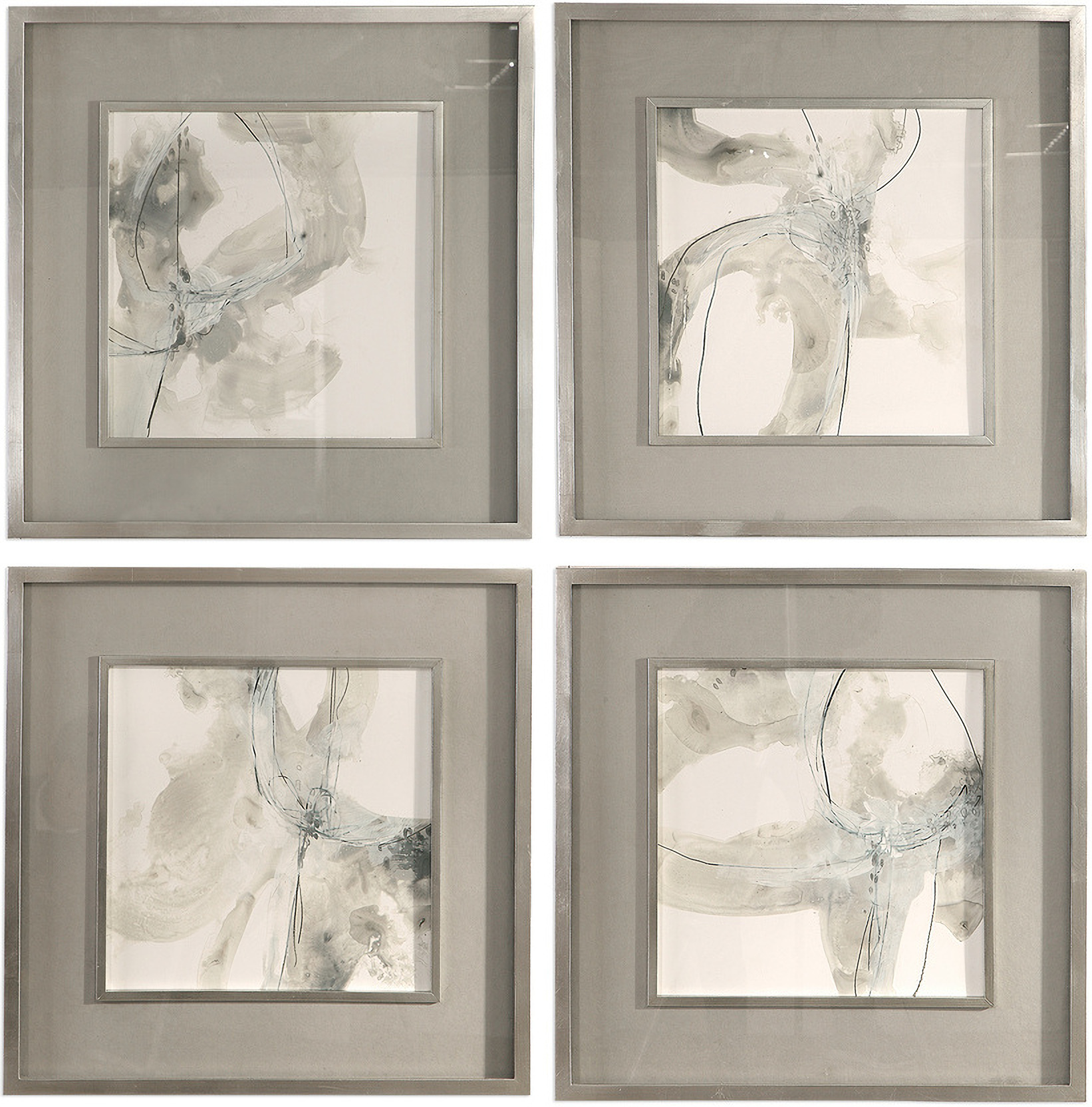 Uttermost Divination Abstract Art Set Of 4 | 1StopBedrooms