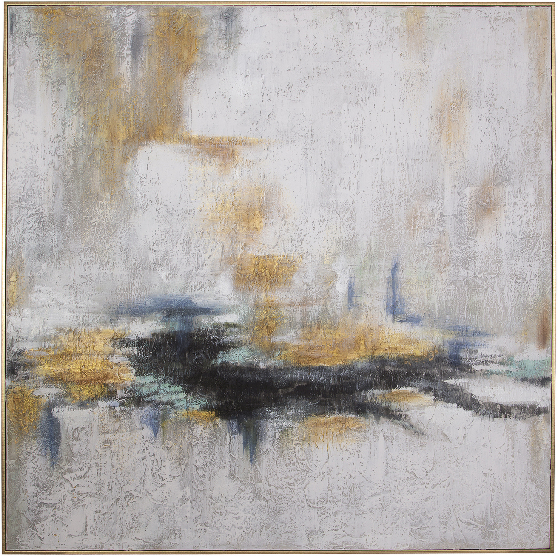 Uttermost Eclipse Abstract Hand Painted Art | 1StopBedrooms