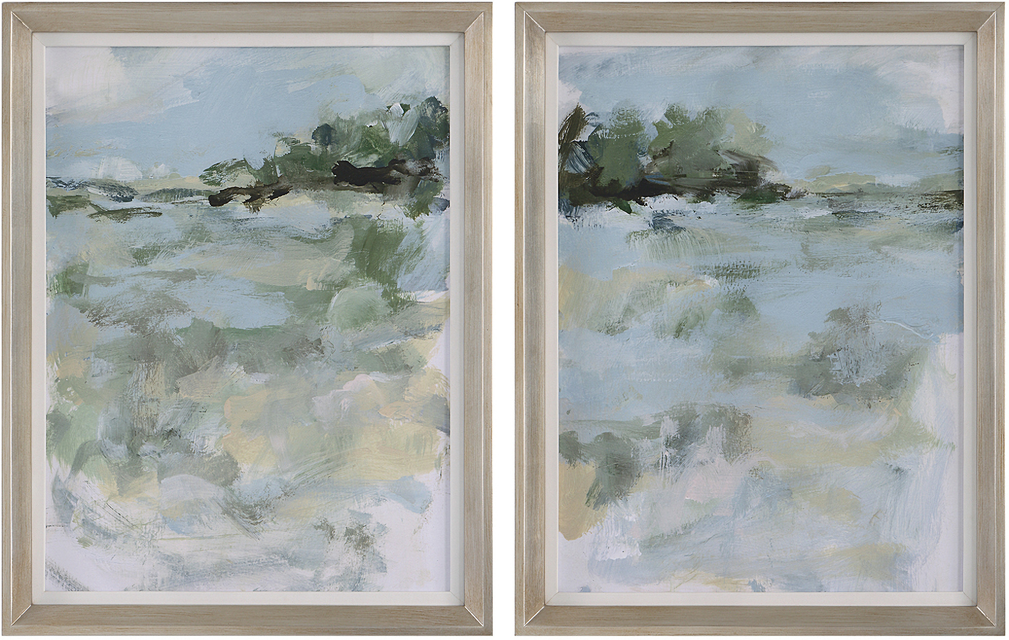 Uttermost Far Away View Framed Prints Set Of 2 | 1StopBedrooms