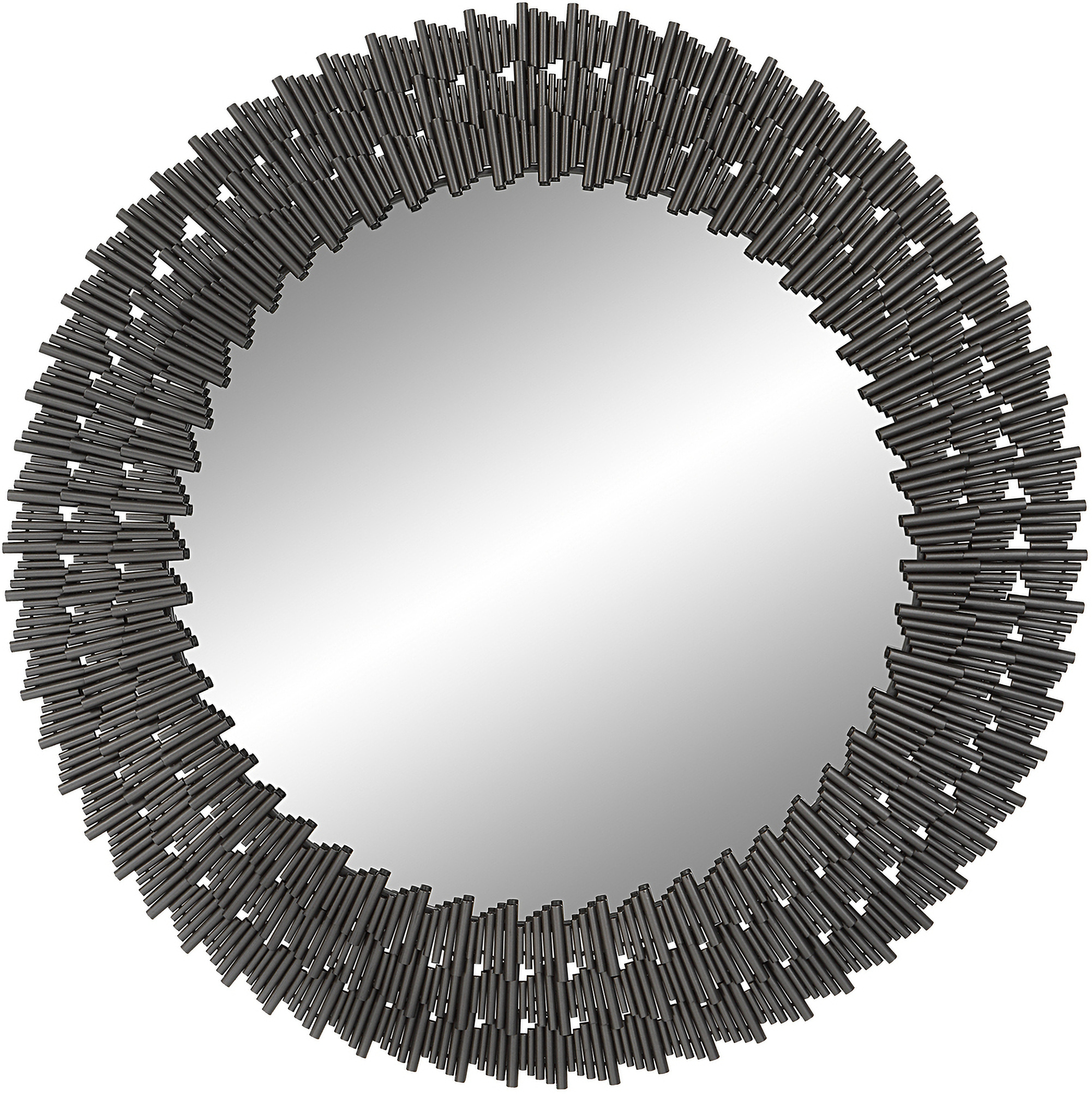 Uttermost Illusion Modern Round Mirror | 1StopBedrooms