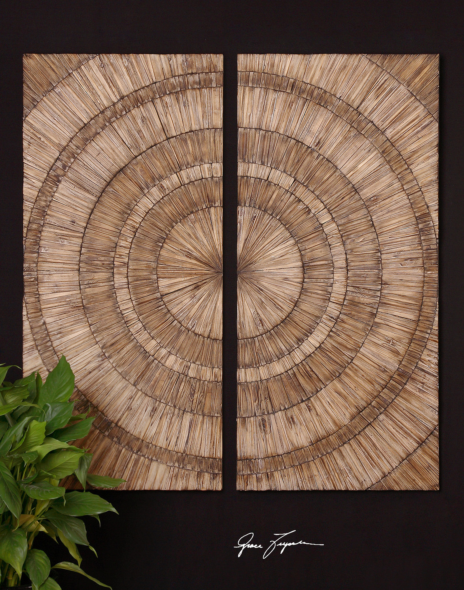 Uttermost Lanciano Wood Wall Art | 1StopBedrooms