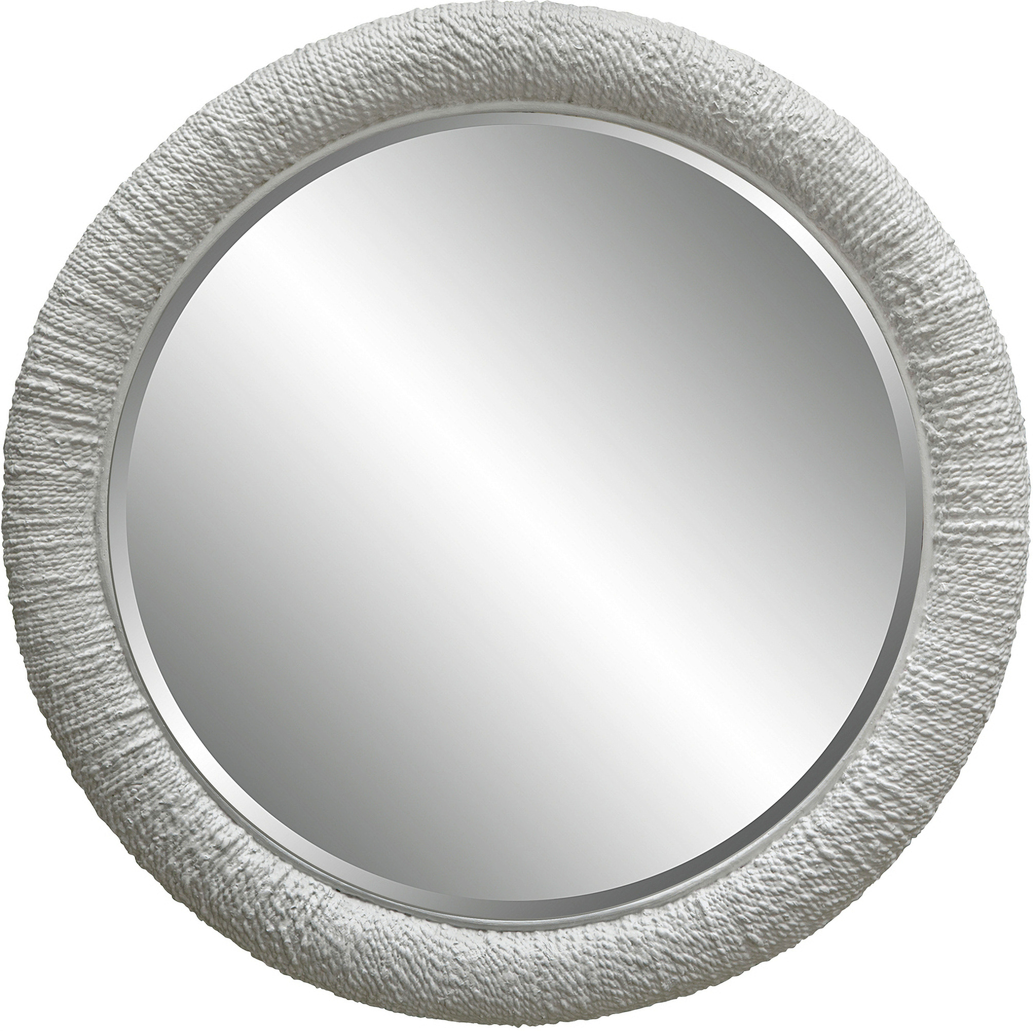 Uttermost Mariner White Round Mirror | 1StopBedrooms