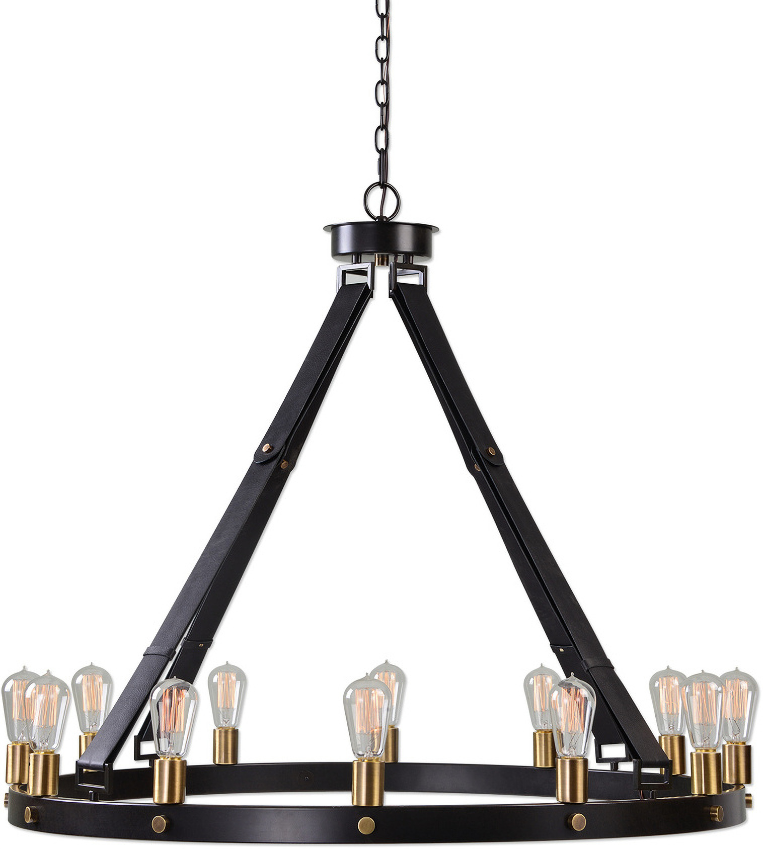 Uttermost Marlow 12 Light Circle Chandelier | 1StopBedrooms
