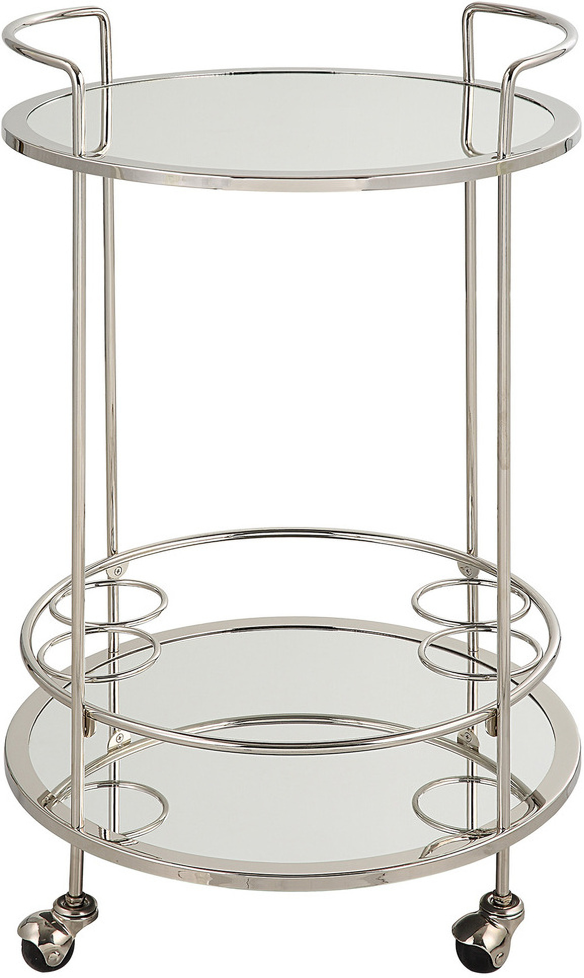 Uttermost Spritz Chrome Bar Cart | 1StopBedrooms