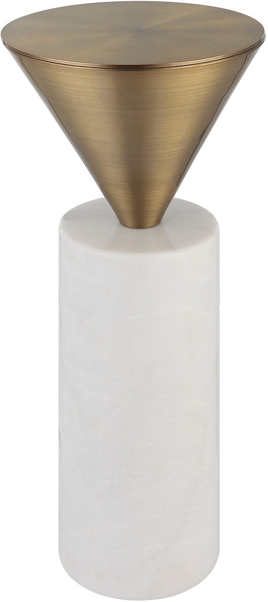 Uttermost Top Hat Brass Drink Table | 1StopBedrooms