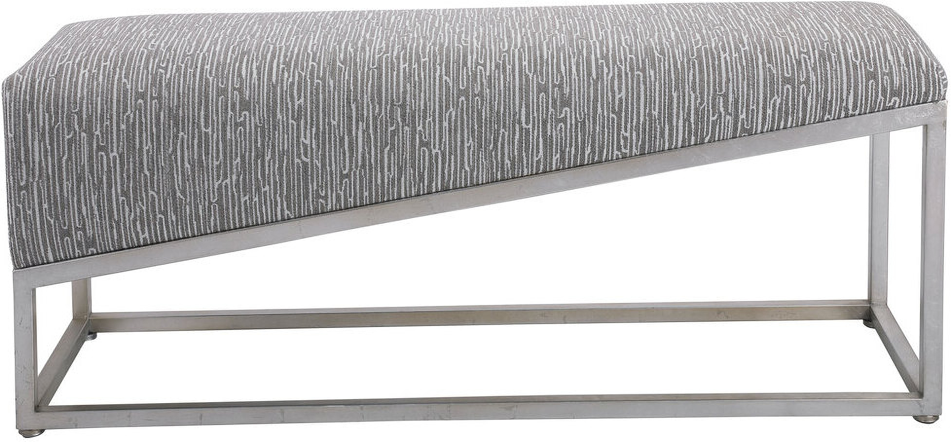 Uttermost Uphill Climb Geometric Bench | 1StopBedrooms