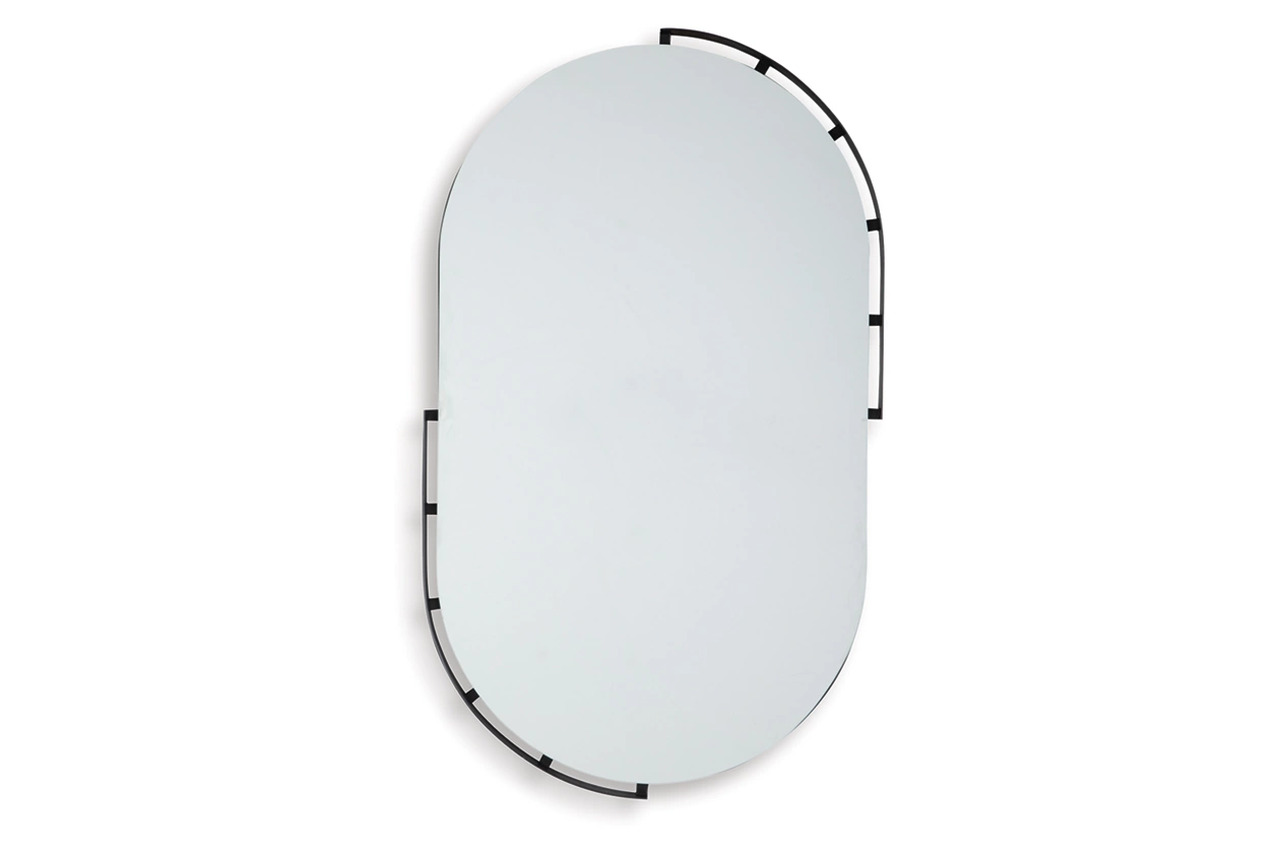 Valkings Accent Mirror Set of 2 In Black by Ashley Furniture ...