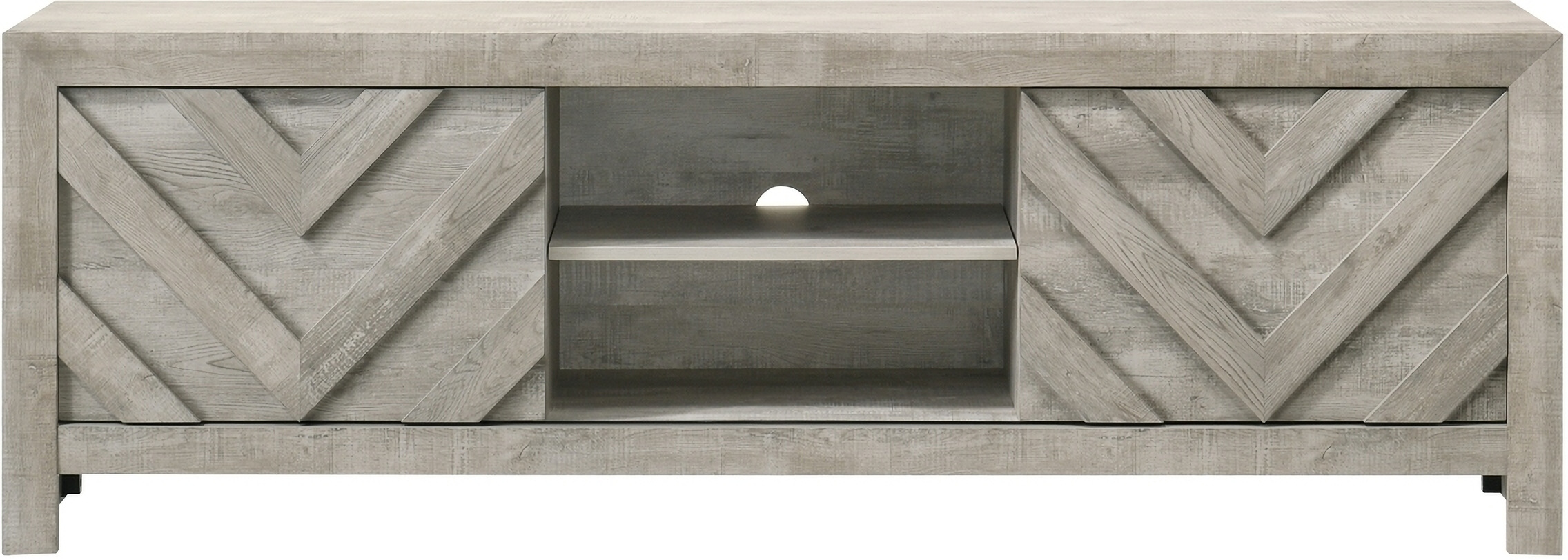 Valor TV Stand In Antique White by Crown Mark | 1StopBedrooms